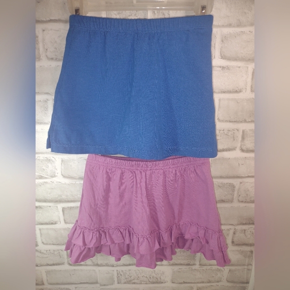 jumping beans | Bottoms | Blue And Pink Ruffle Skort Set | Poshmark